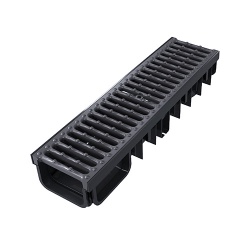 XDrain 130/80 C250 Drainage Channel x 500mm Long Cast Iron Grate ...