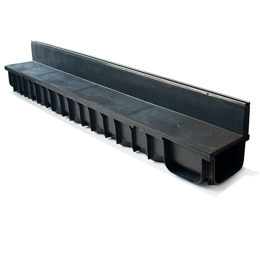 DekDrain Vela Edge Drainage Channel x 1m 87mm Upstand | Landscape ...