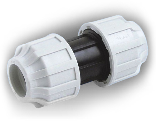 25mm MDPE Coupling www.landscapeplastics.co.uk