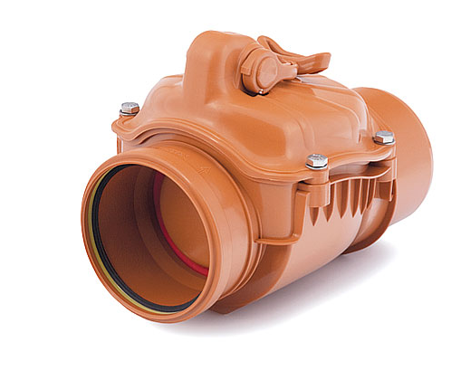 160mm Drainage Non Return Valve (single flap) www.landscapeplastics.co.uk
