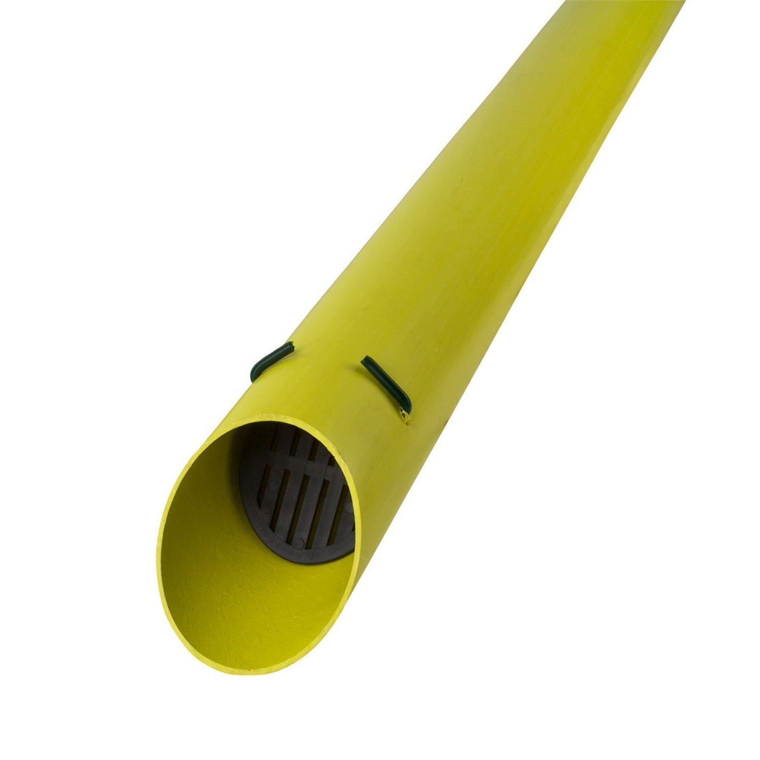 50mm Outfall Pipe with Vermin Guard x 1m www.landscapeplastics.co.uk