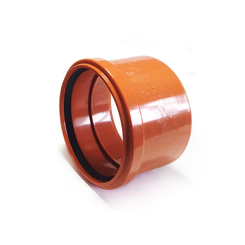 110mm Single Socket Coupling Underground Drainage | Landscape Plastics ...