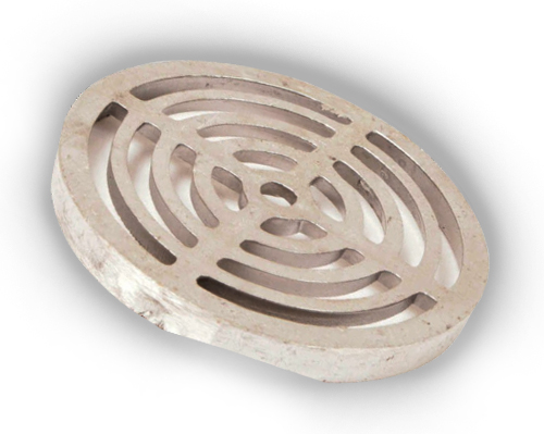 Bottle Gully Grid - Aluminium www.landscapeplastics.co.uk