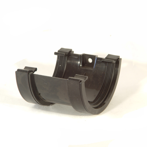 168mm Half Round Gutter Union Bracket www.landscapeplastics.co.uk